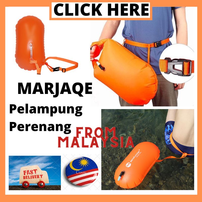 Pelampung Berenang MARJAQE Swim Buoy Inflatable safety float Swimming ...