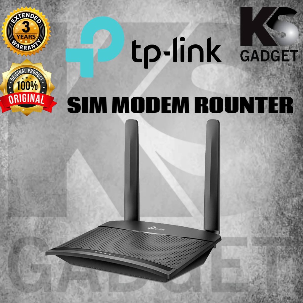 TP-Link Wireless N300 4G LTE Mobile Direct Sim Modem Router TL-MR100 ...