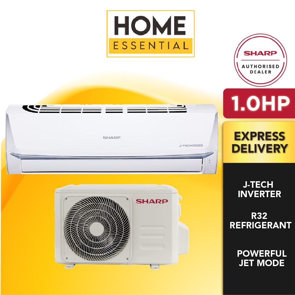 Sharp 1.0HP R32 Inverter Air Conditioner AHX9VED2 / AUX9VED2 | Aircond ...