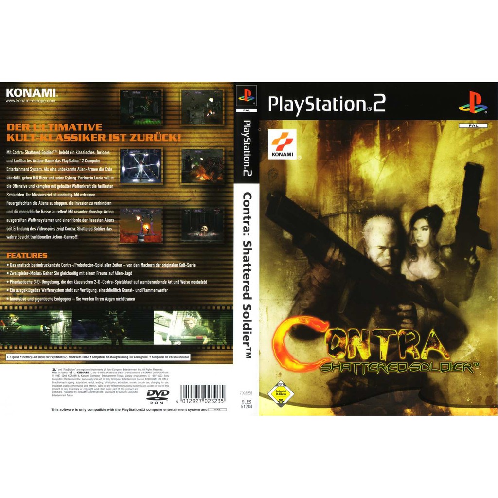 PS2 Contra - Shattered Soldier | Shopee Malaysia