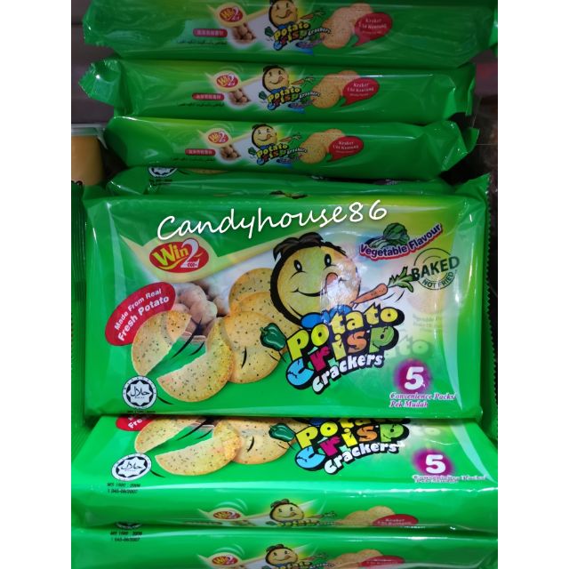 Win2 Potato Crisp Crackers Vegetable 100G(5Pcs) | Shopee Malaysia