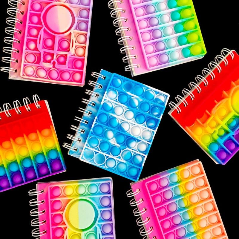 Pop It Fidget Toy bubble Notebook#Buku nota bergaris Pop It#PopIt ...