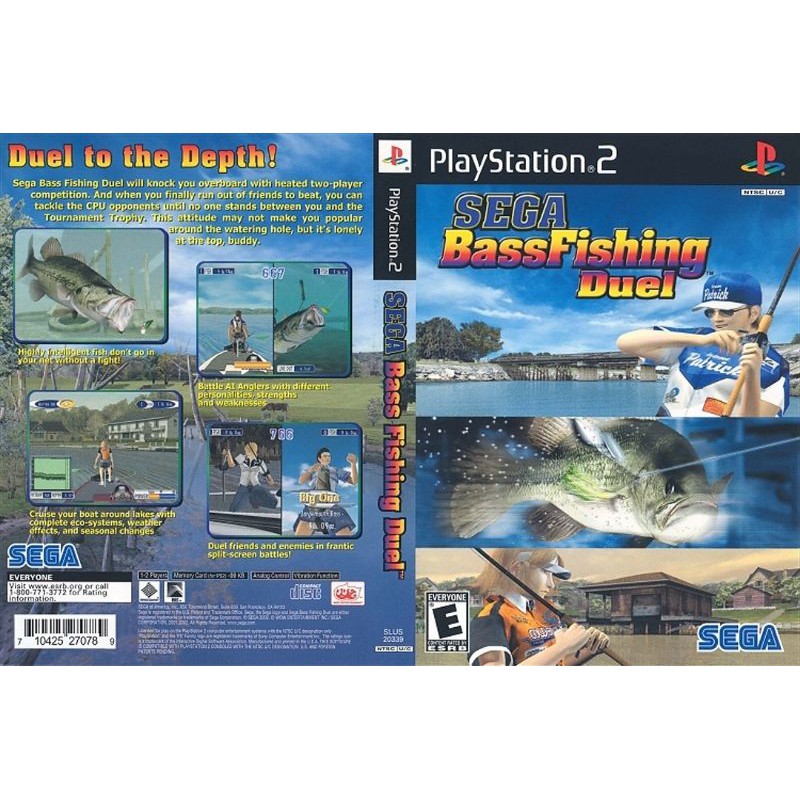PS2 CD DVD GAMES (Sega Bass Fishing Duel) | Shopee Malaysia