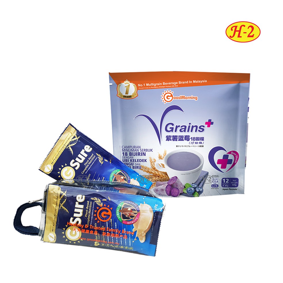 Good Morning G Sure / VGrains+ 18 Grains (60g x 7 sachets / 30g x 12 ...
