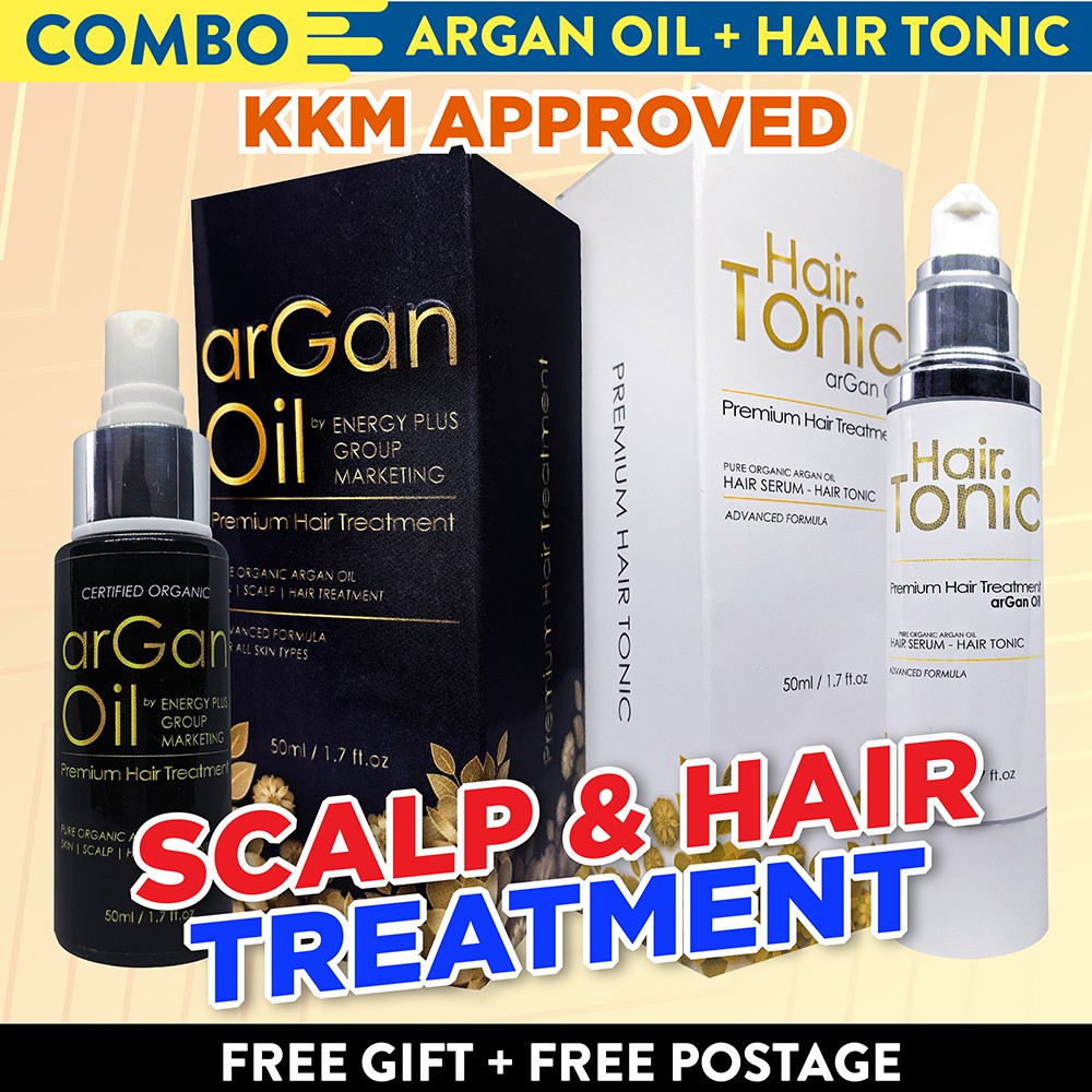 Pelebat Rambut , Rambut Gugur, Uban, Argan Oil Original Hq + Gift ...