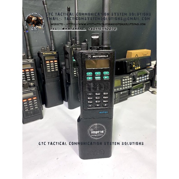 MOTOROLA ASTRO SABER III VHF 136-174Mhz PORTABLE RADIO H04KDH9PW7AN ...