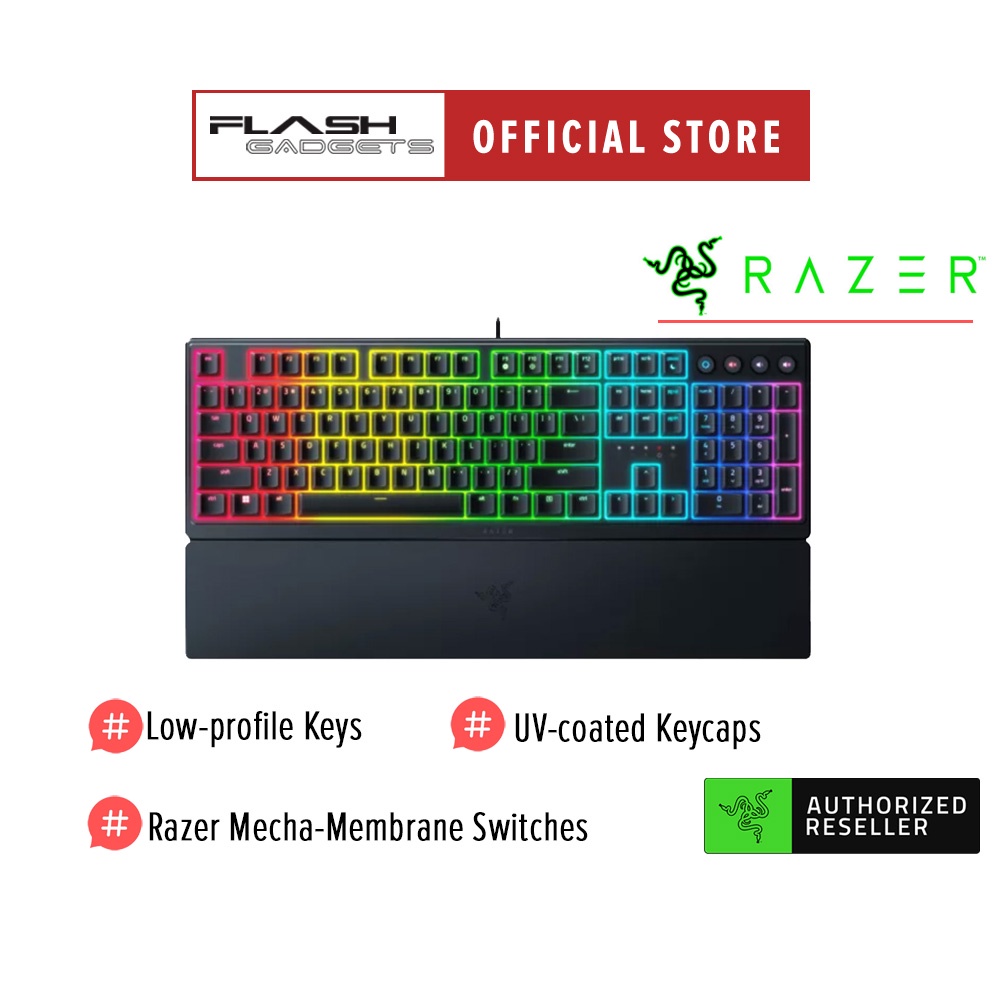 Razer Ornata V3 - Low-profile Mecha-membrane RGB Keyboard | 2 Years ...