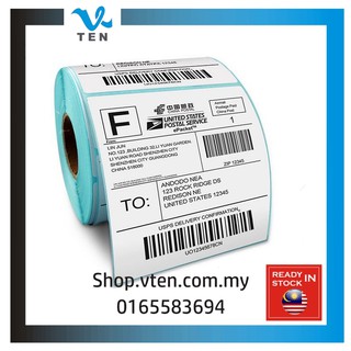 Shopee Air WayBill A6 Thermal Barcode Label Sticker 100X150mm Airway ...