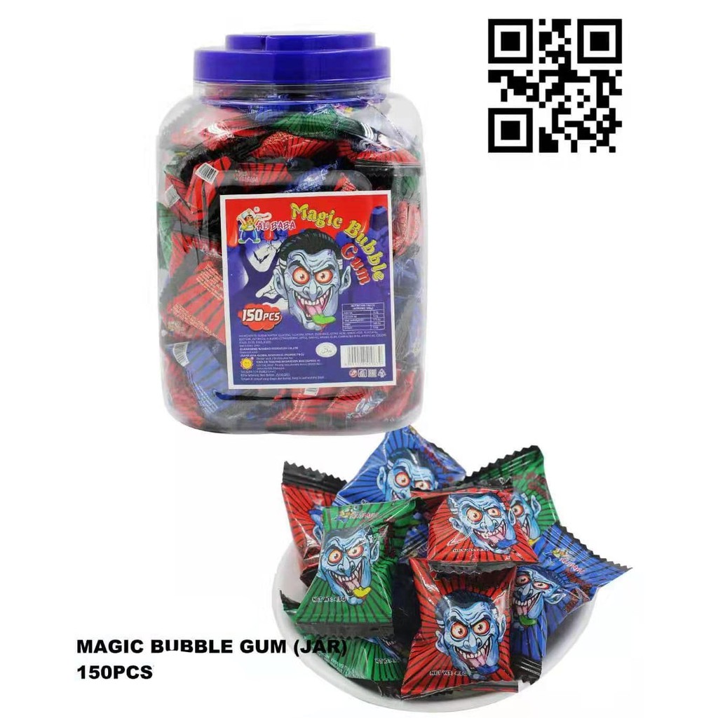 MAGIC BUBBLE GUM COLOUR TONGUE 150PCS | Shopee Malaysia