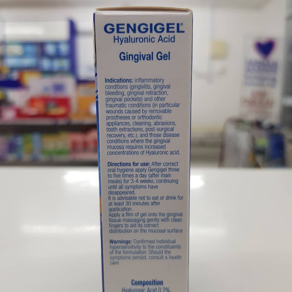 Gengigel Hyaluronic Acid Gingival Gel 20ml Alpro Pharmacy, 42% OFF
