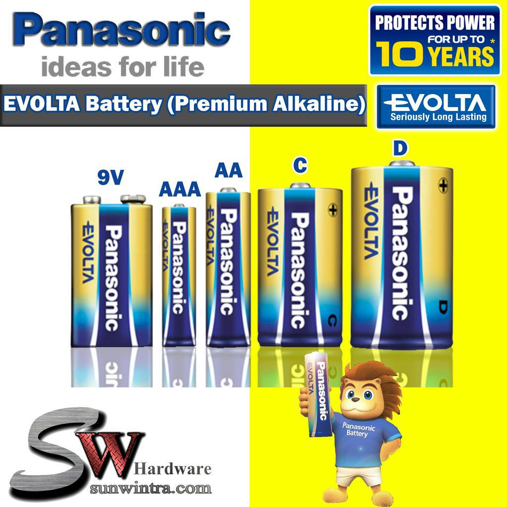 Panasonic EVOLTA Battery (Premium Alkaline)(Different Size To Choose) | Shopee Malaysia