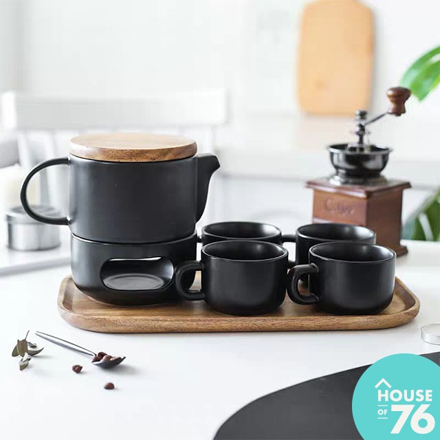 Nordic Tea Set with Warmer & Serving Tray | Shopee Malaysia