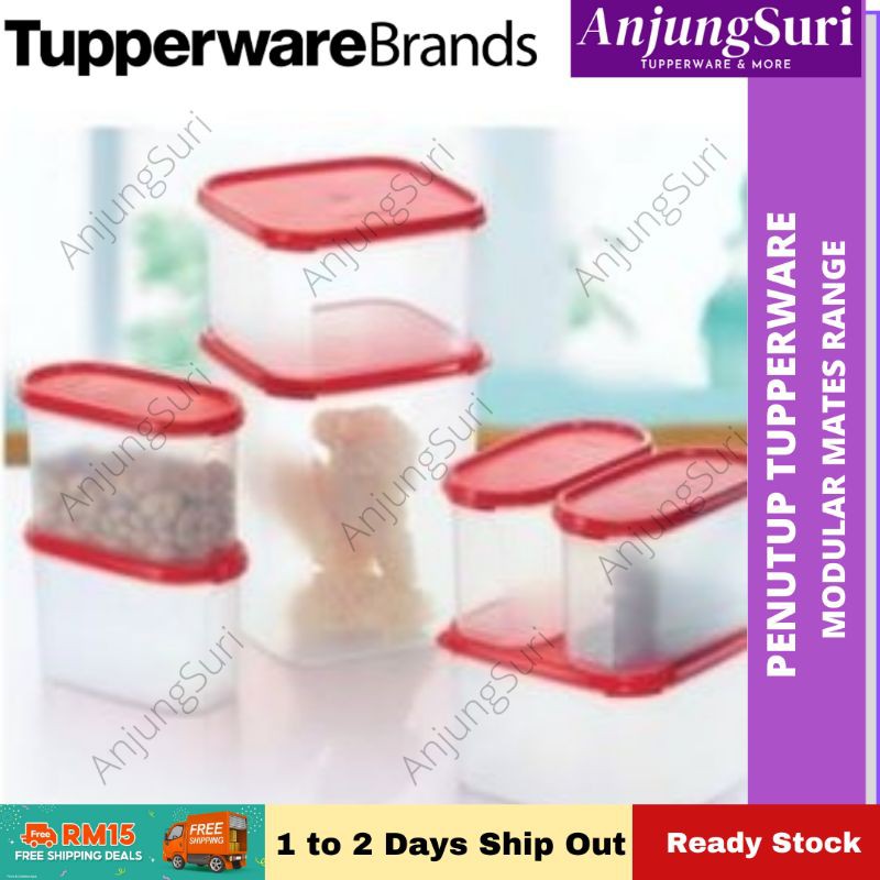 Tupperware Modular Mates Lid Penutup - MM Seal Tupperware Lid Cover ...