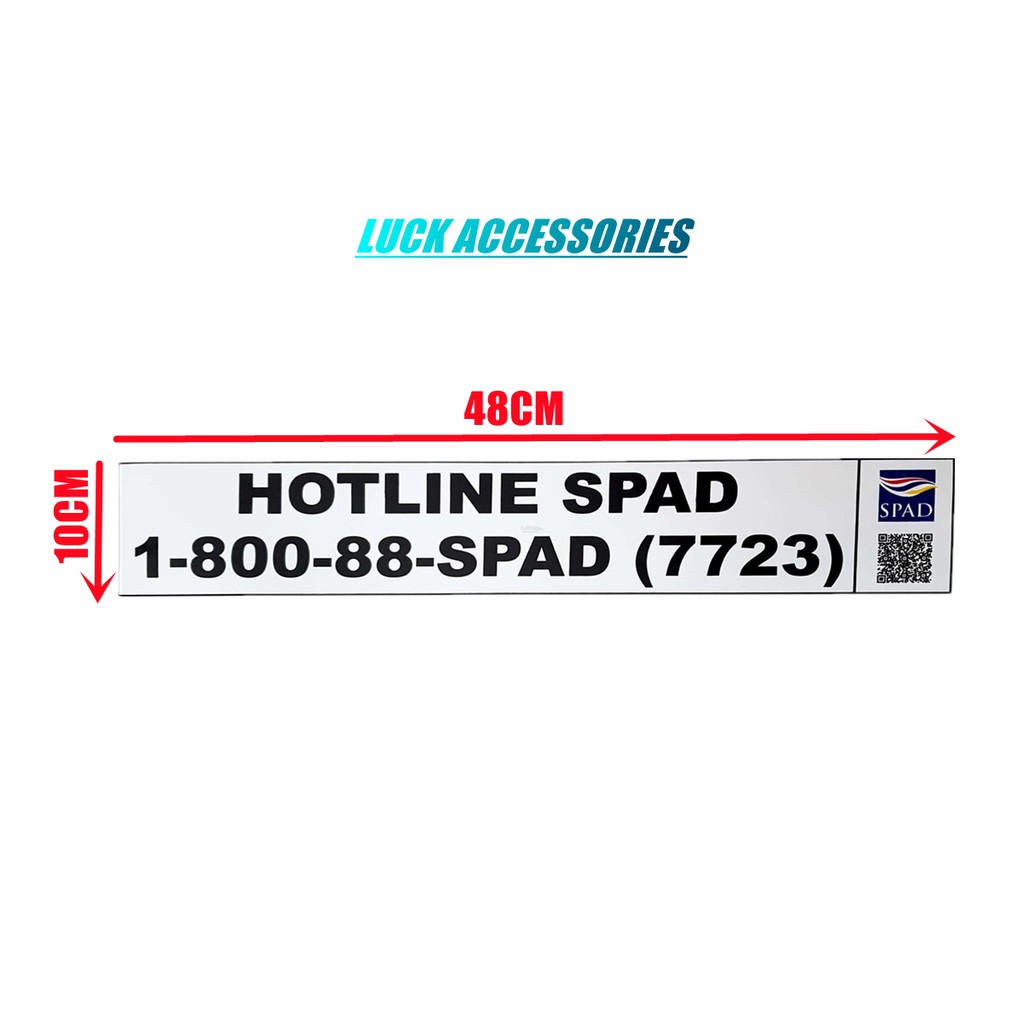 SPAD BIG STICKER NEW (48CM X 10CM) | Shopee Malaysia
