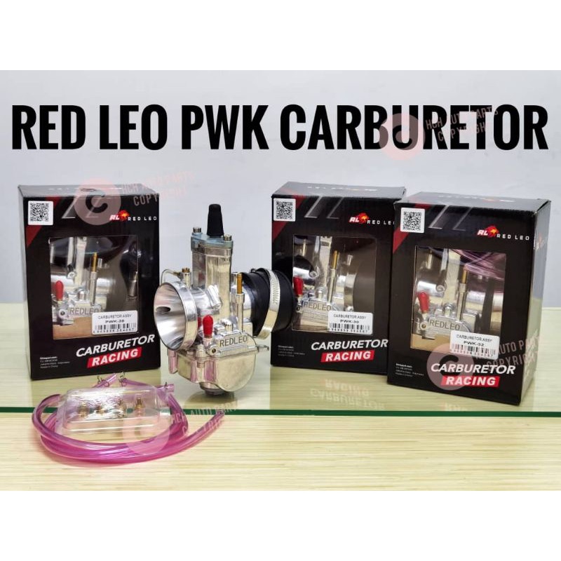 RED LEO RACING CARBURETOR UNIVERSAL USE - PWK-28MM/ 30MM/ 32MM/ 34MM ...