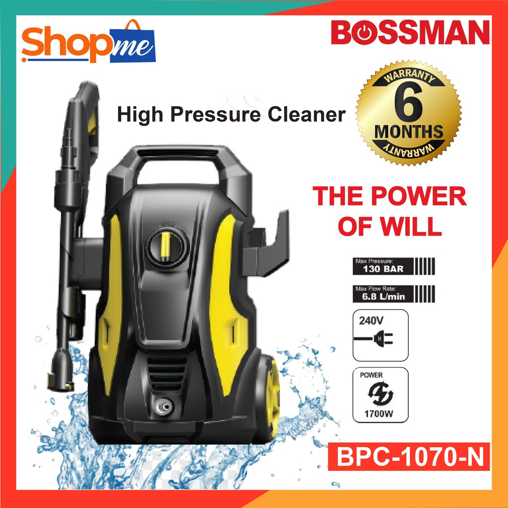 Bossman BPC1070 1700Watt High Pressure Cleaner Water Jet | Shopee Malaysia