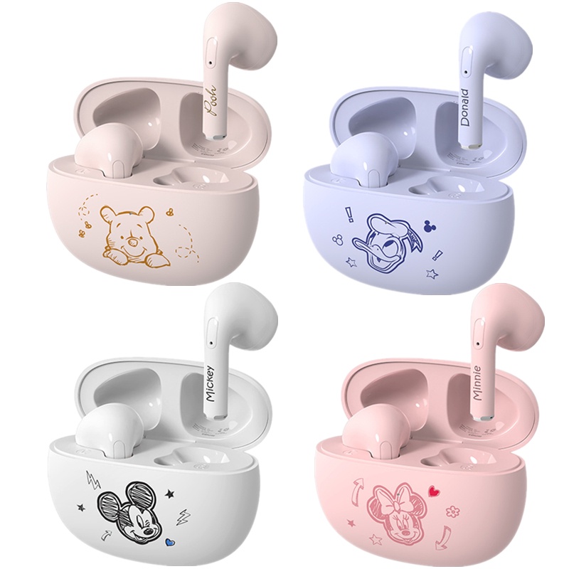 Disney Wireless Bluetooth Noise Cancelling Gaming Earbuds Headphones ...