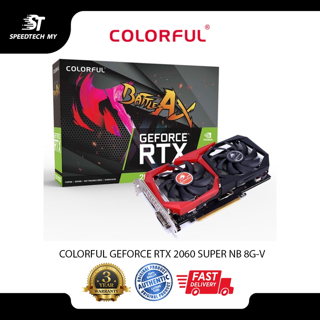 COLORFUL GEFORCE RTX 2060 SUPER NB 8G-V (Extra Wrapping) | Shopee Malaysia