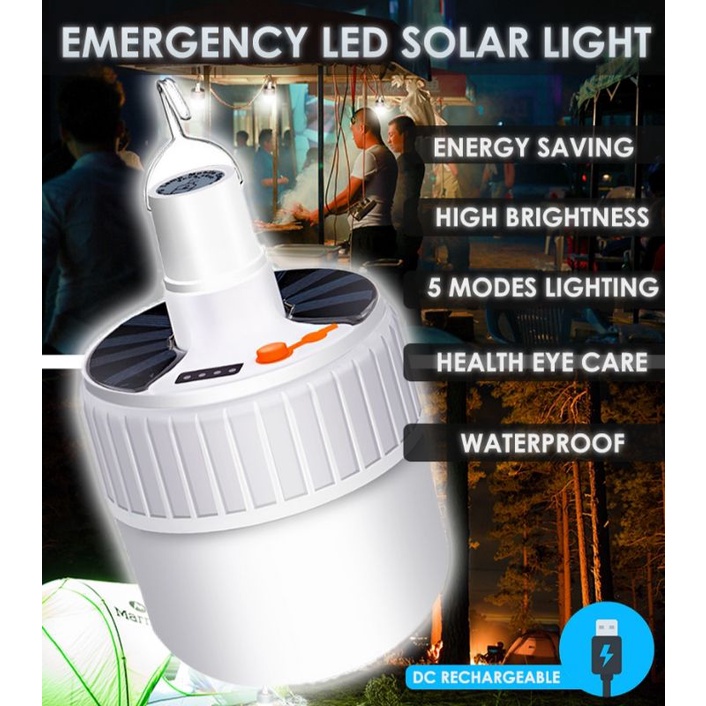 Mobile Emergency Solar Changing Lamp | Shopee Malaysia