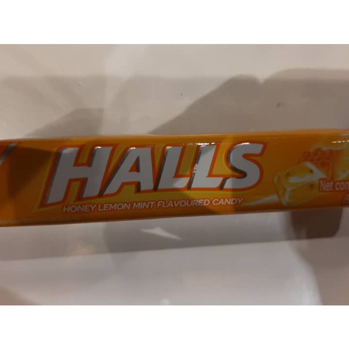 Halls-Honey Lemon Mint Flavoured Candy 34g | Shopee Malaysia
