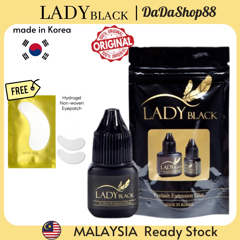 Korea Original Lady black Eyelash Glue Fast dry for Individual ...