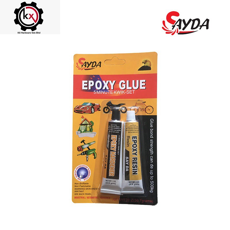 SAY DA Epoxy Steel - 5 Minute Kwik-Set | Shopee Malaysia