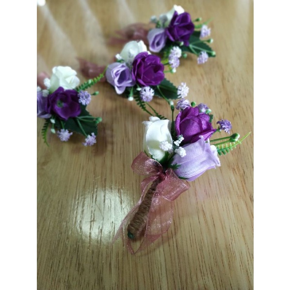 bunga corsage pin corsage bunga penanggah bunga rewang | Shopee Malaysia