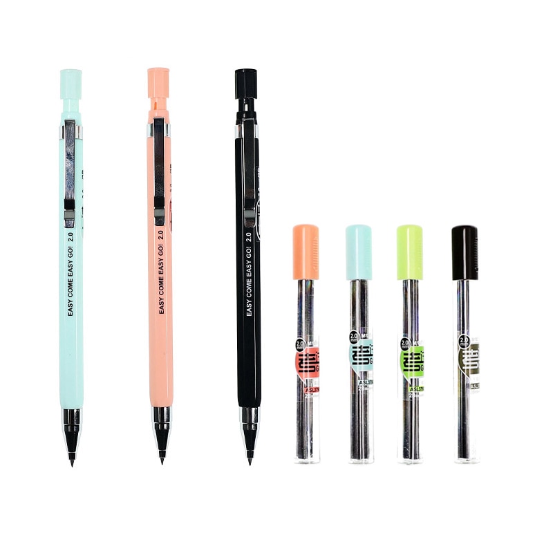 1 Pc Creative Candy Color Mechanical Pencil 2.0mm Kawaii Pencils for ...