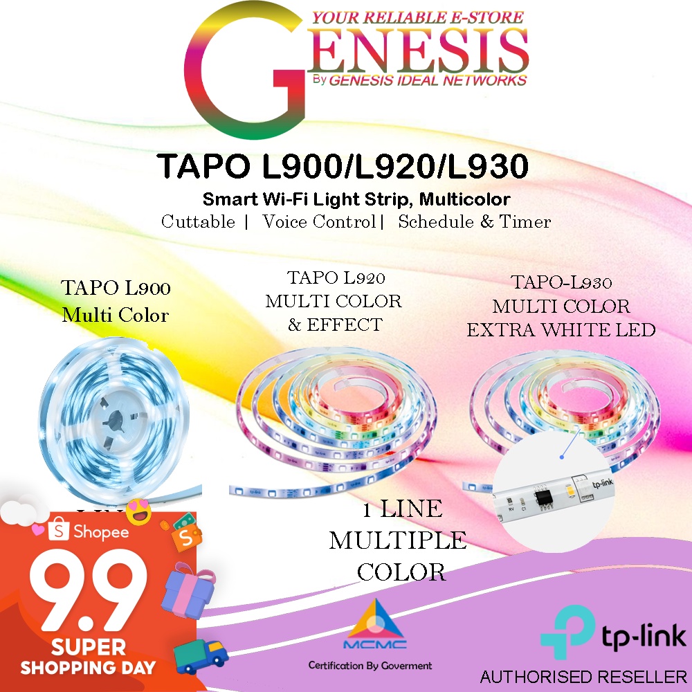 TP-Link TAPO L900-5/ TAPO L920-5/ TAPO L930-5 SERIES LED Smart WiFi ...
