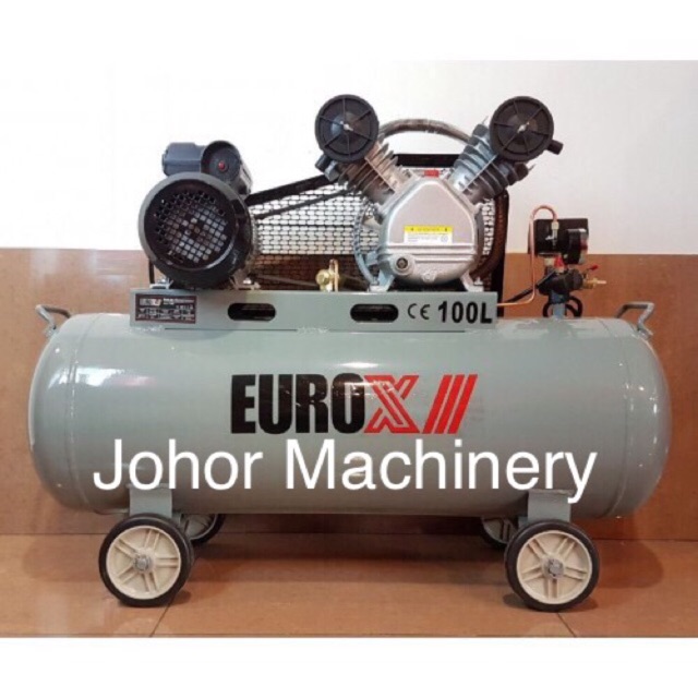 EUROX GOLD 7110 EAX-7110 Air Compressor 2HP 100litre EURO X 2HP ...