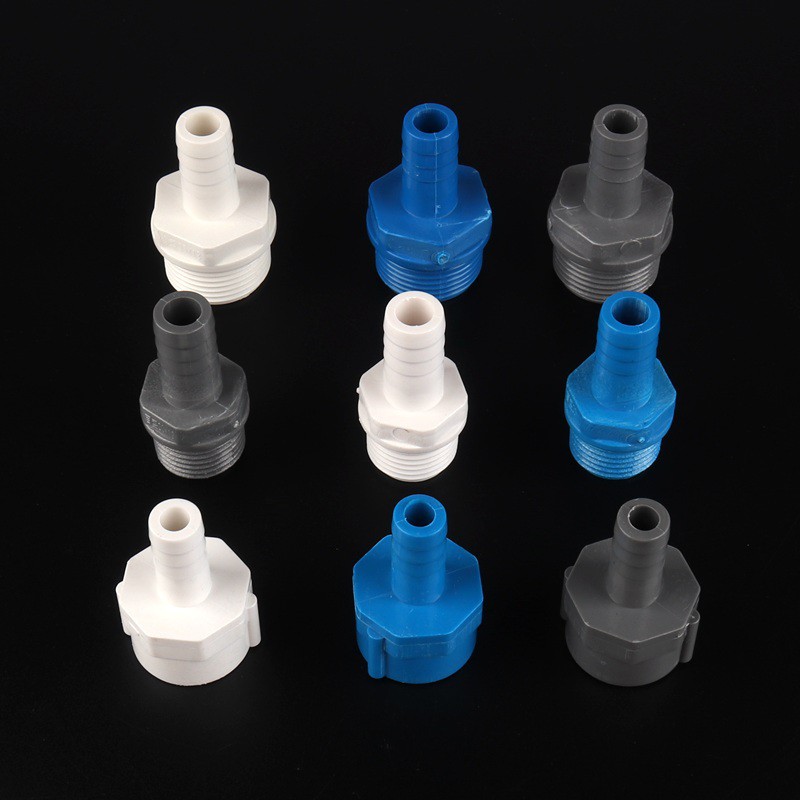 10pcs 1/2",3/4" PVC Male/Female Thread Joints Outside Dia 8/10/12/16mm ...
