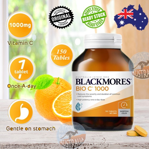 BLACKMORES BIO C 1000mg 150 tables Exp Date: Dec 2024 | Shopee Malaysia