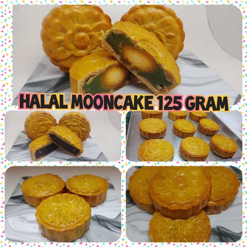 (HALAL) Mooncake / Kek Bulan Homemade 125 Gram - Moon Cake | Shopee ...