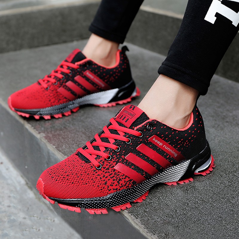 Couple Running Shoes Men Women Hiking Sport Shoes Plus Size Sneakers ...