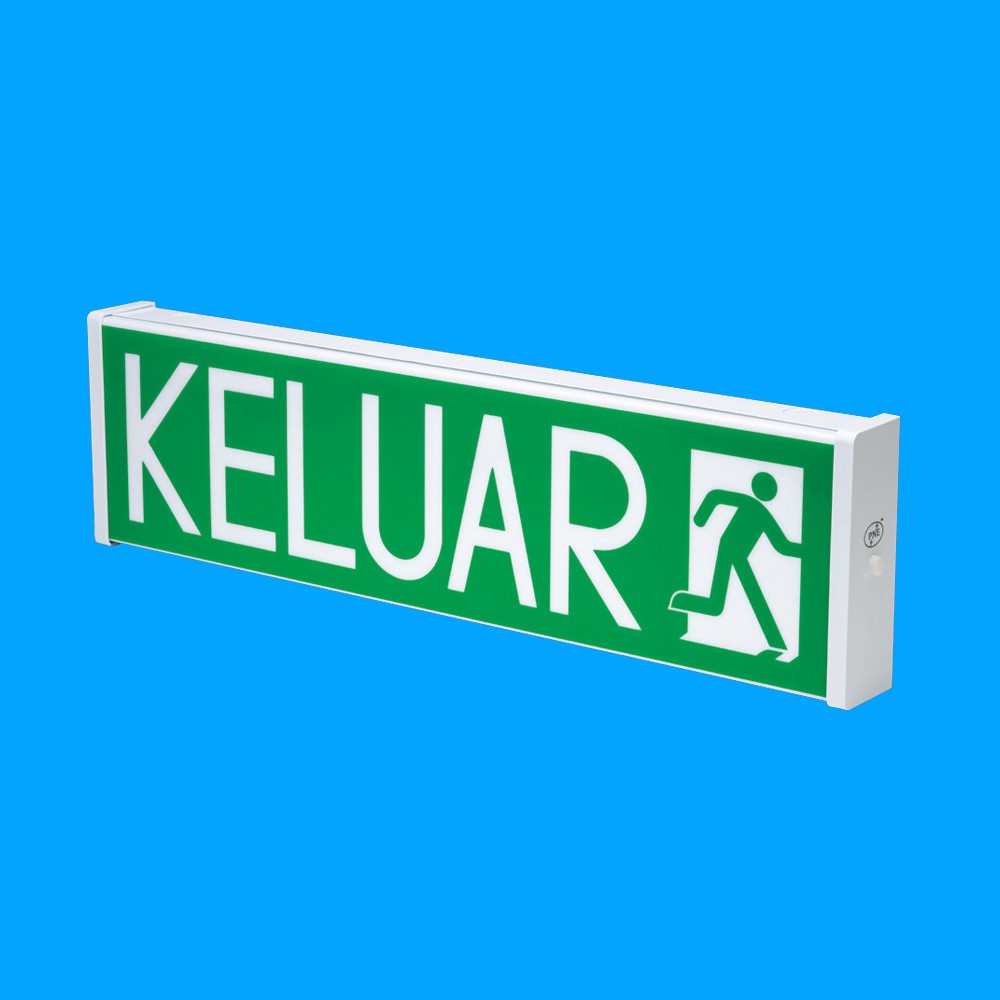 PNE SURFACE LED KELUAR SIGN EMERGENCY LIGHT | Shopee Malaysia