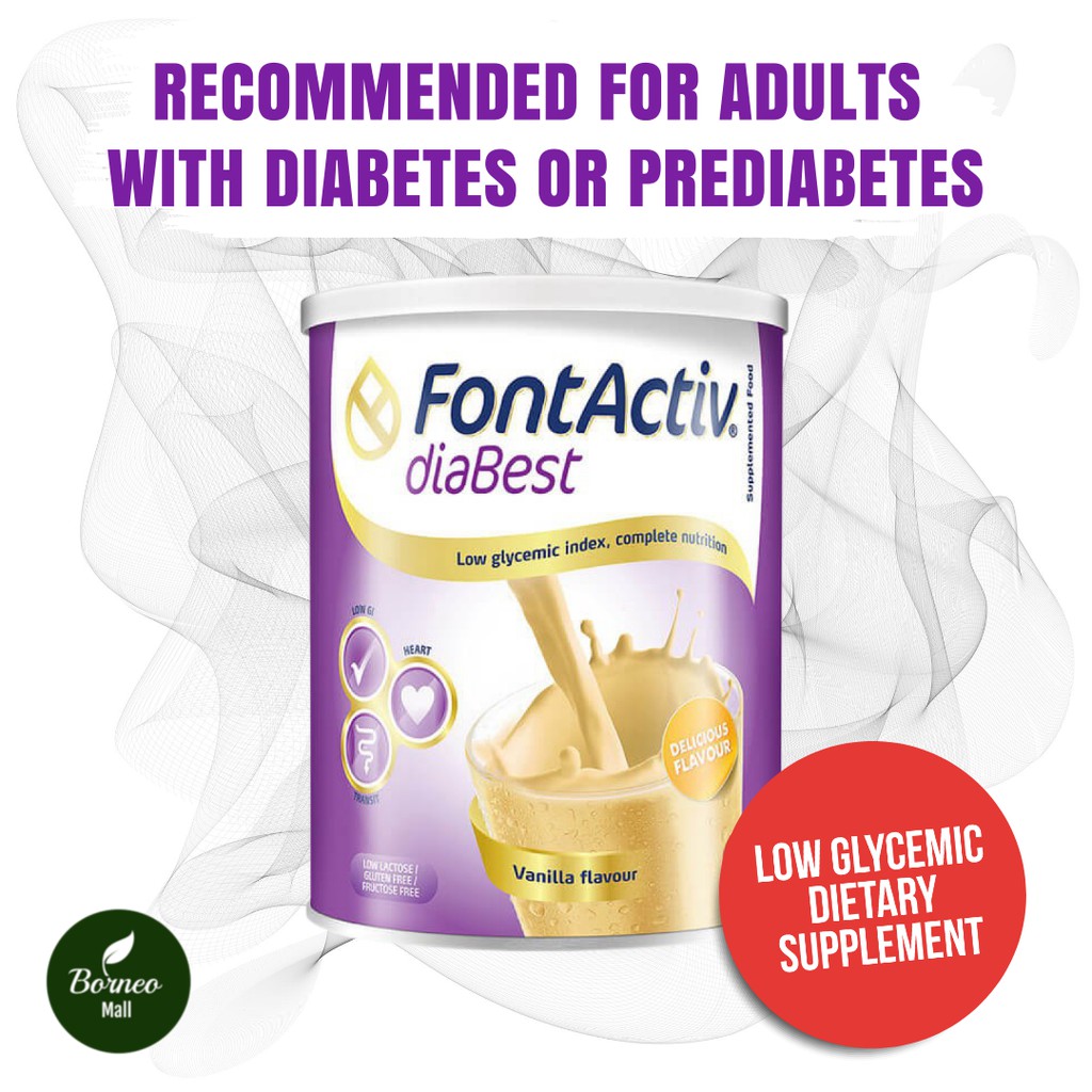 FontActiv Diabest 800g - Recommended for adults suffering with Diabetes ...