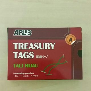 Treasury Tag / Tali Hijau T4/ T5/T6/T7/T8/T9/T10/T12 | Shopee Malaysia