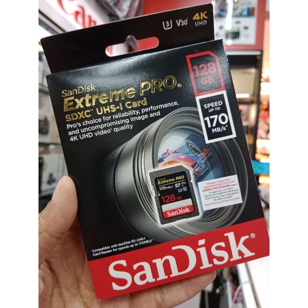 Sandisk Extreme Pro SDHC UHS-1 Card 64gb 170mbs | Shopee Malaysia