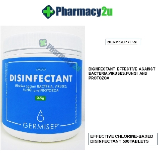 GERMISEP TABLET 2.5G 100S / 0.5G 500 EFFERVESCENT TAB DISINFECTANT ...