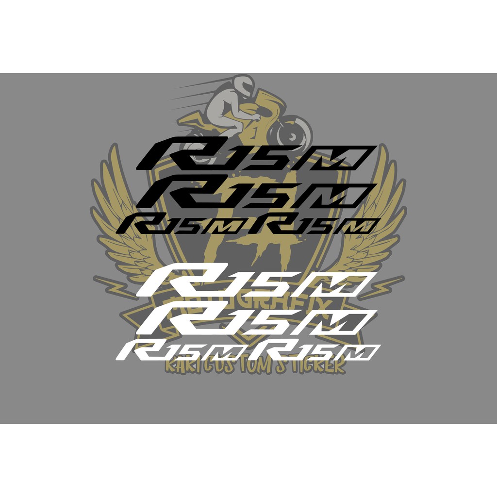 STICKER R15M FOR R15 1 SET 4PCS | Shopee Malaysia