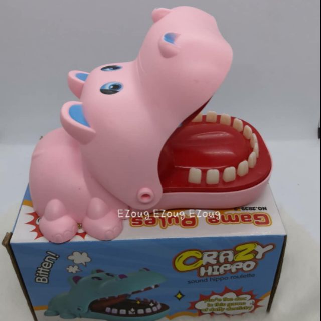 Ready Stock!! Crazy Hippo!!! Roulette Game!! Family Game!! | Shopee ...