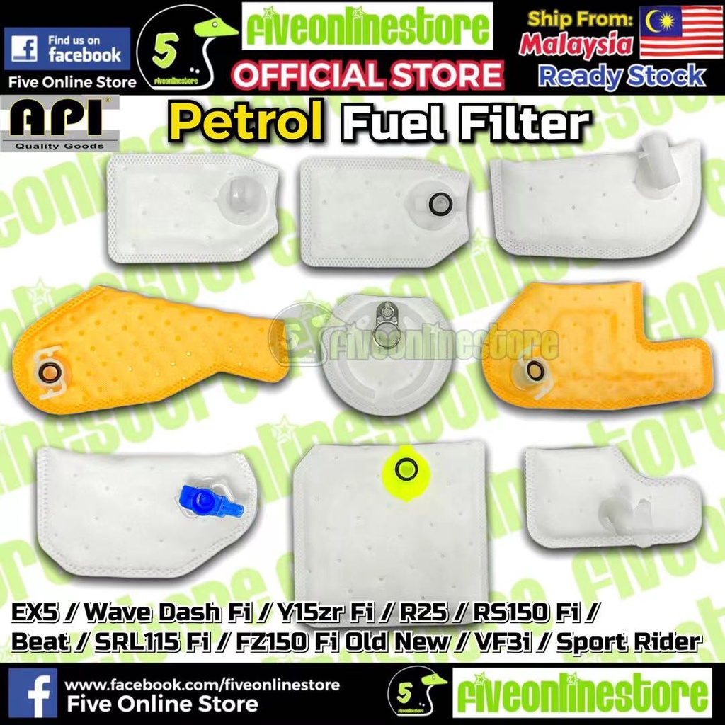 ESPADA & API Petrol Fuel Pump Filter EX5 FZ150 SRL115 Y15 Y16 EGO ...