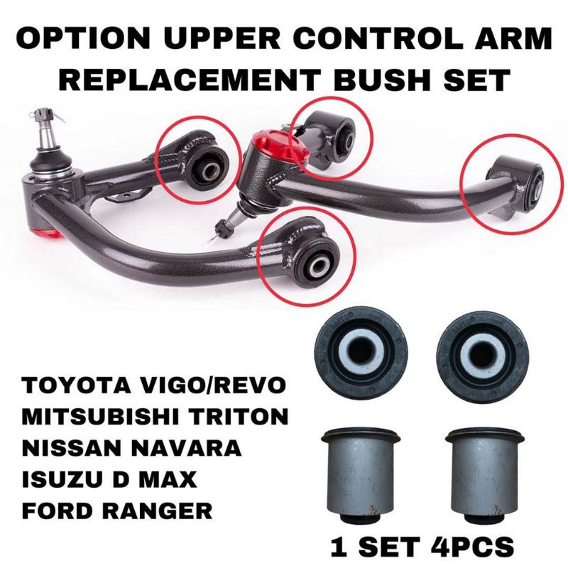 OPTION UPPER CONTROL ARM REPLACEMENT BUSH SET BALL JOINT VIGO REVO ...