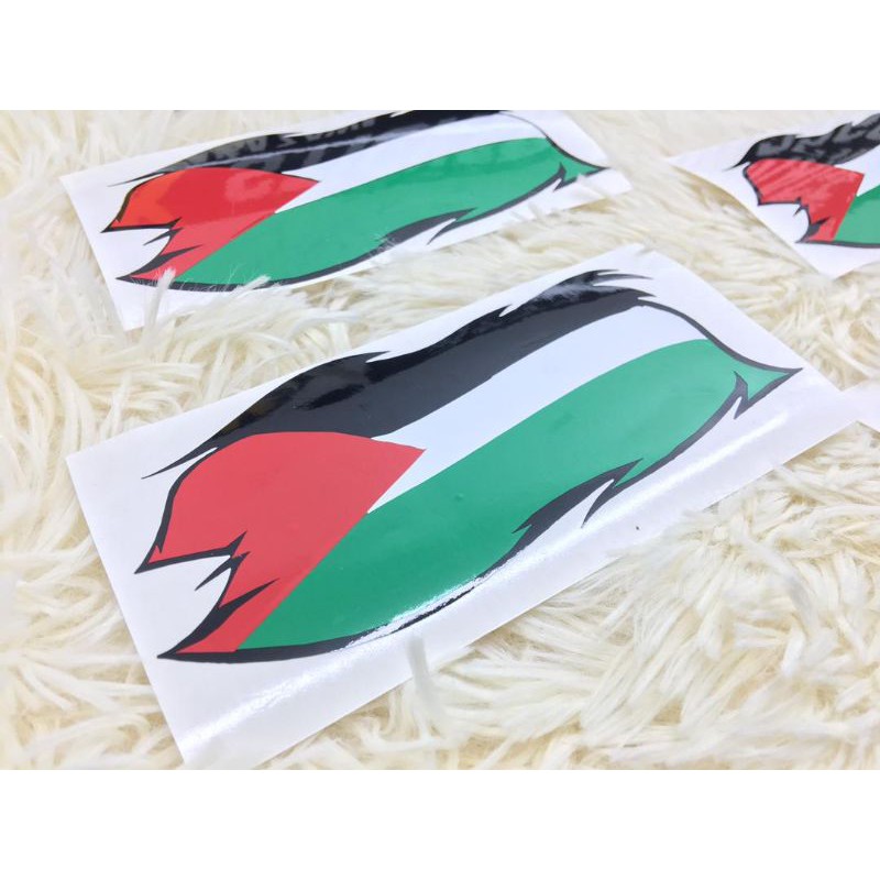 Sticker Bendera Palestin/Palestin sticker CUTTING/pelekat palestin ...