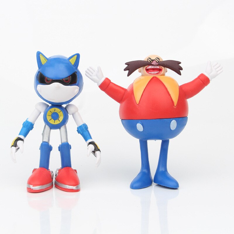NEW Action Figure 9 PCS 12cm Sonic Pouched Supersonic Mouse PSP Game ...
