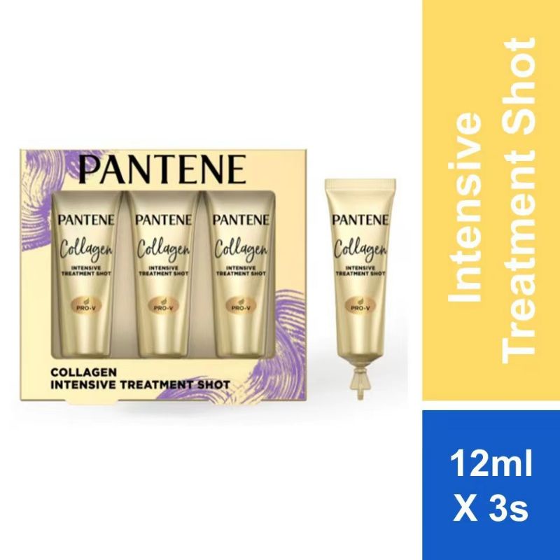Pantene Collagen Repair Intensive Treatment Shot (3sx12ml) | Shopee ...