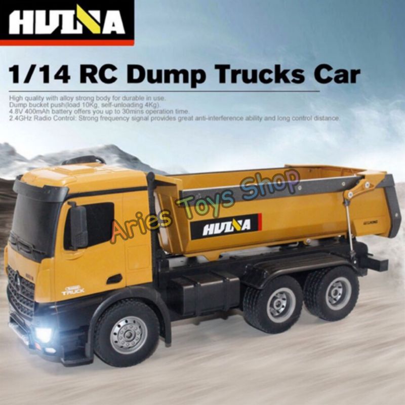rc lori tipper Huina 1573 rc dump truck 1/14 Heavy Duty RC Construction ...