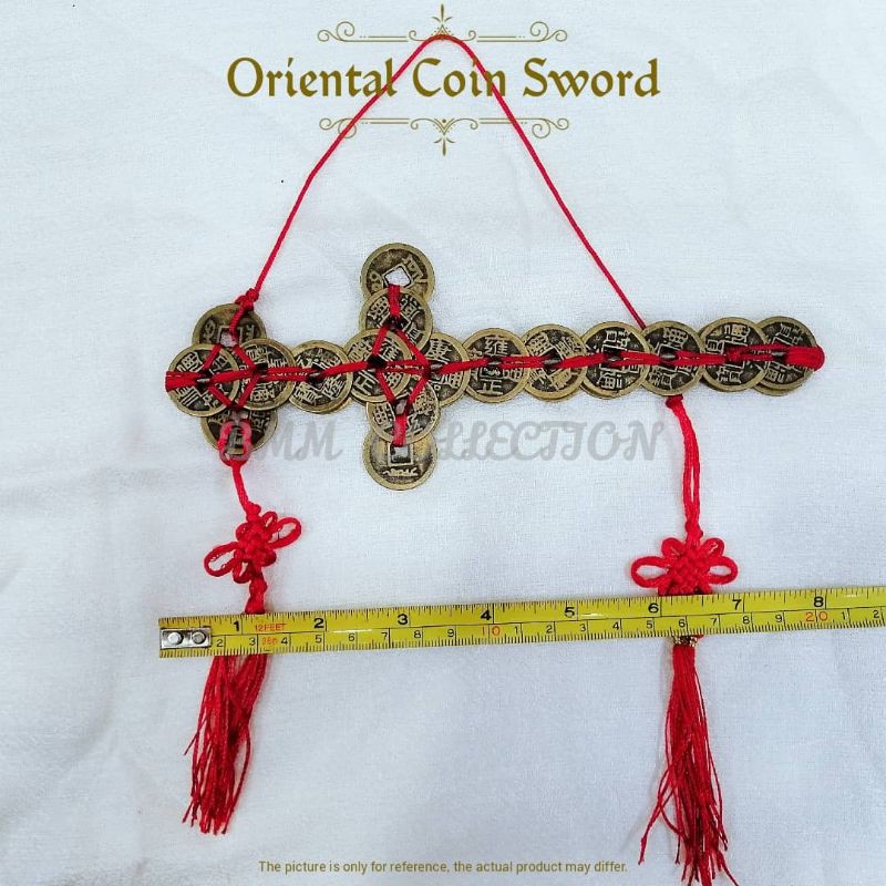 Oriental Coin Sword Feng Shui Money Sword Auspicious Chinese Coin Sword ...