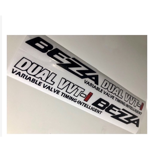 (Ready Stock) 2pc Bezza dual vvt-i Car Sticker | Shopee Malaysia