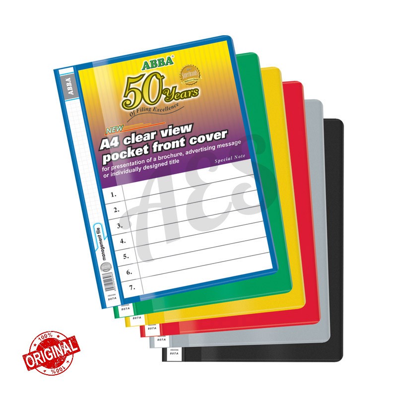 ABBA Management File PP File/ Folder A4 | Shopee Malaysia